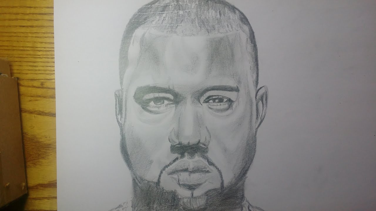 Kanye West Speed Drawing - YouTube