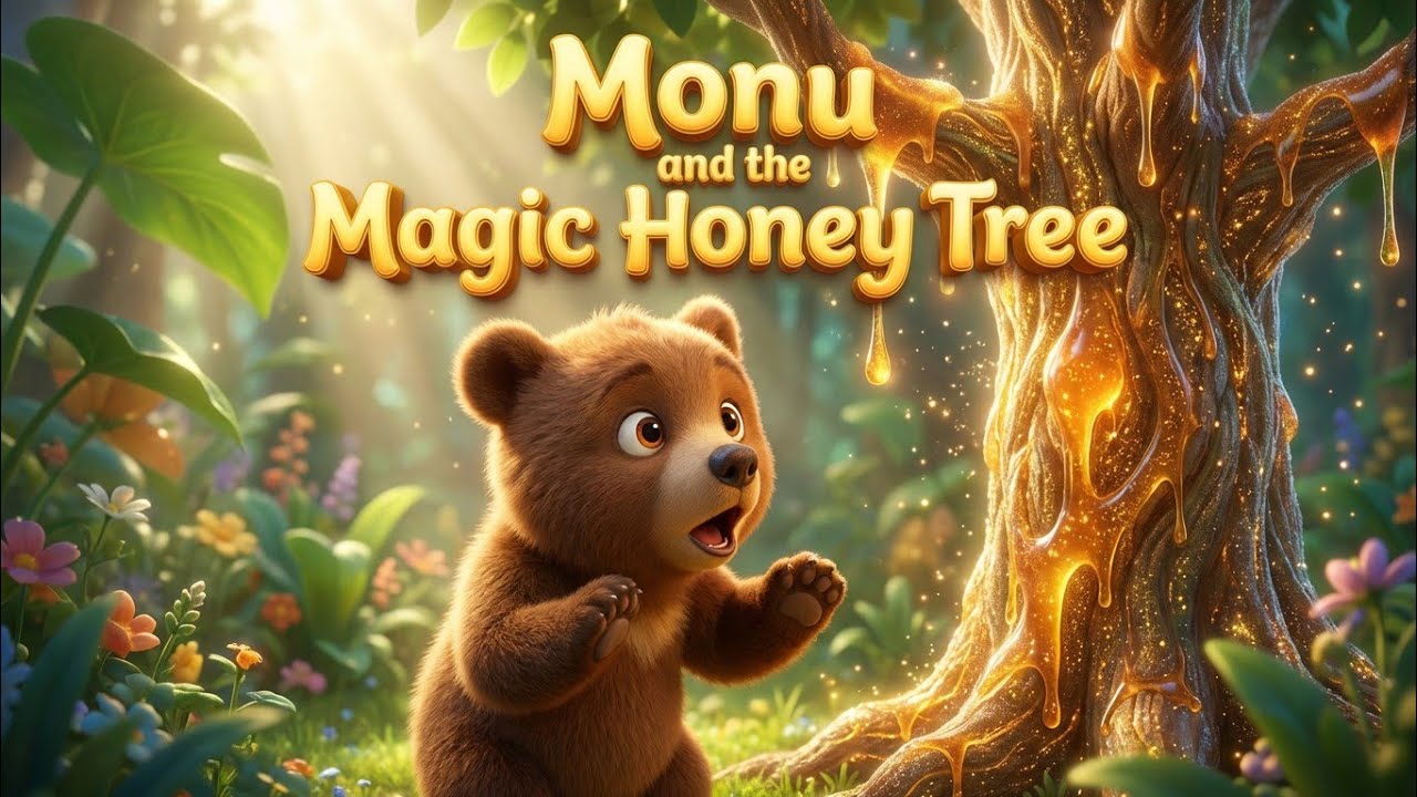 The Magic Honey Tree 🍯 | Monu’s Lesson | Kids Moral Story# ...
