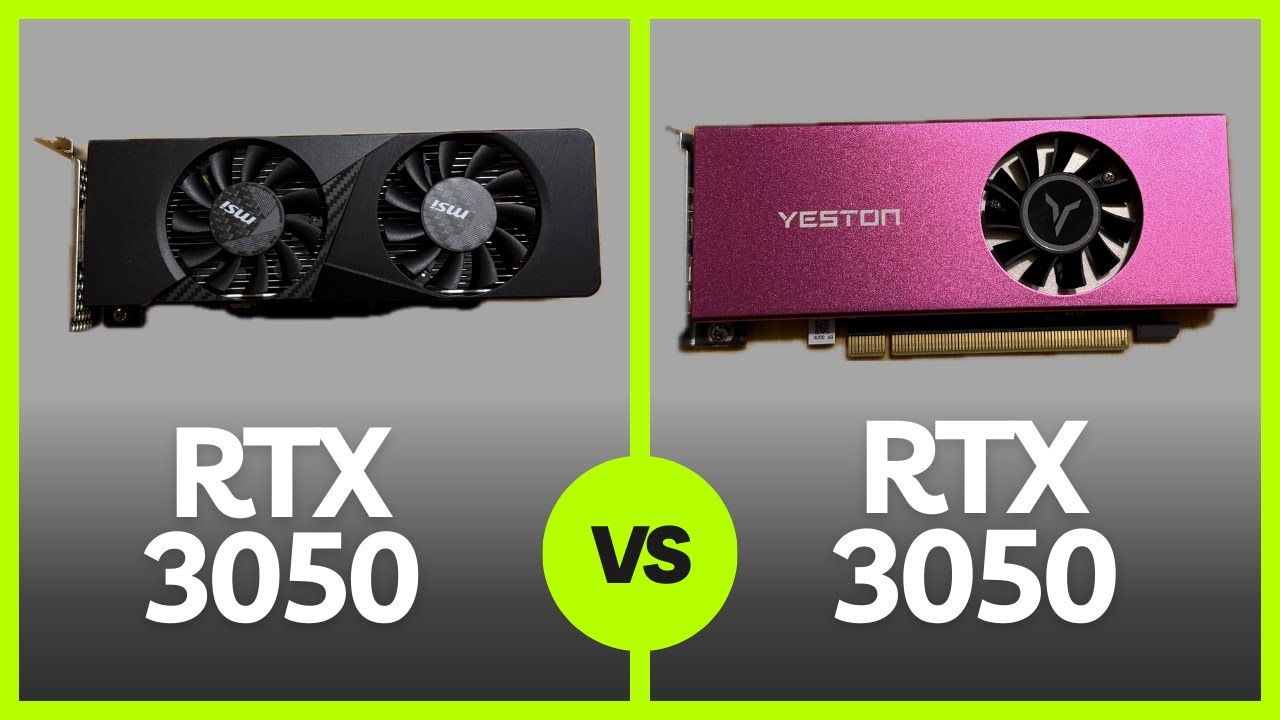 RTX 3050 vs RTX 3050 - YouTube