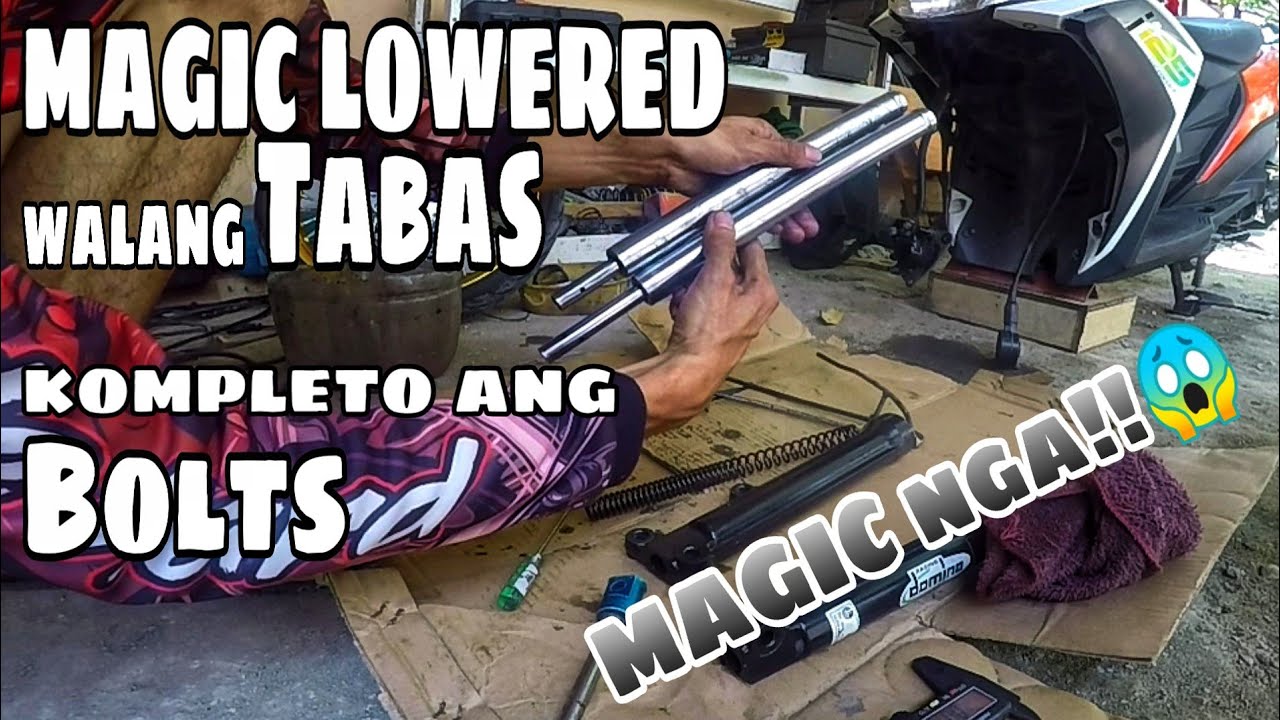 Basic tutorial | paano mag MAGIC LOWERED ng mio | pwede sa lahat ng ...