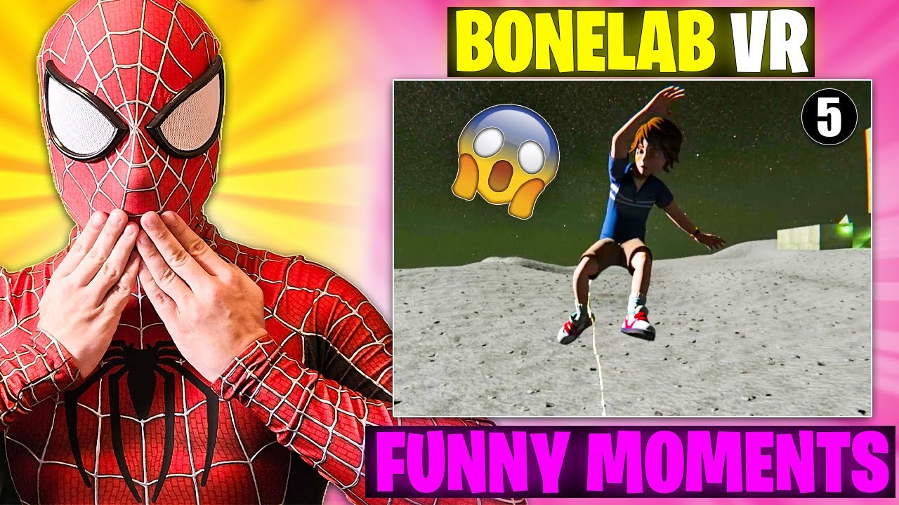 Spider-Man VR TAKES HIS SON TO THE MOON - Bonelab VR - YouTube