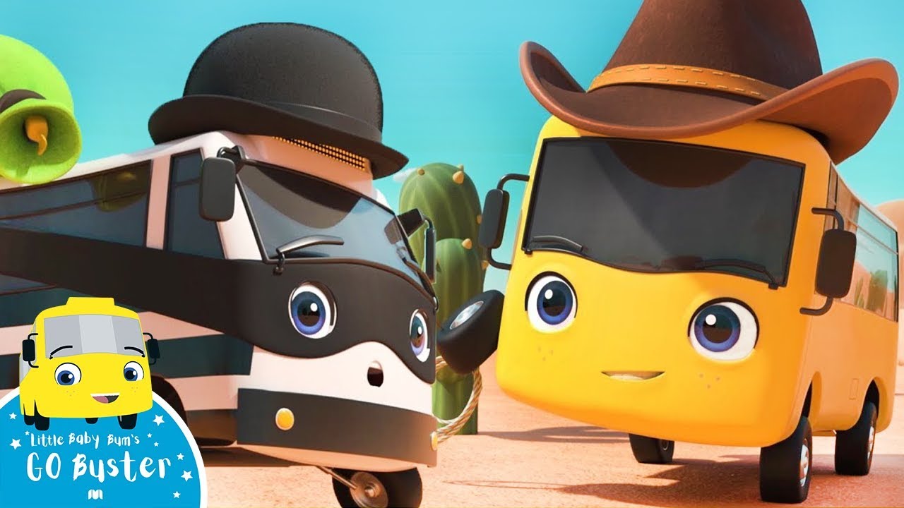 Cowboy Buster | Cute BabyBus | Best Baby Songs | Kids Cartoon | Nursery ...