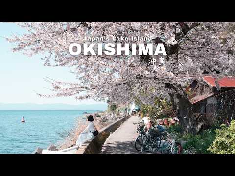 Spring on the Floating Village of Lake Biwa 🌸 Okishima Island, Shiga | Japan Travel vlog