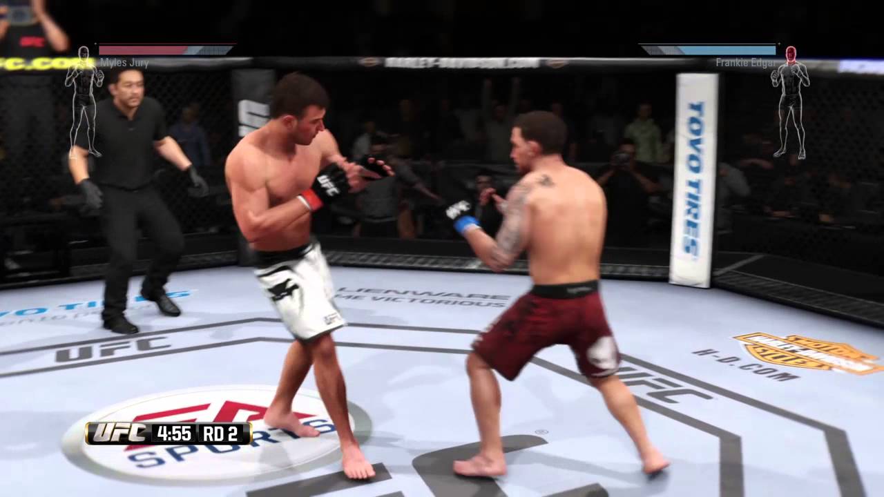 Myles Jury vs Frankie Edgar UFC fight - YouTube