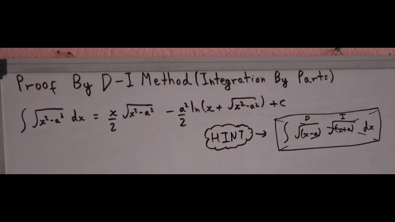 Proof By D-I Method - Part 3 - YouTube