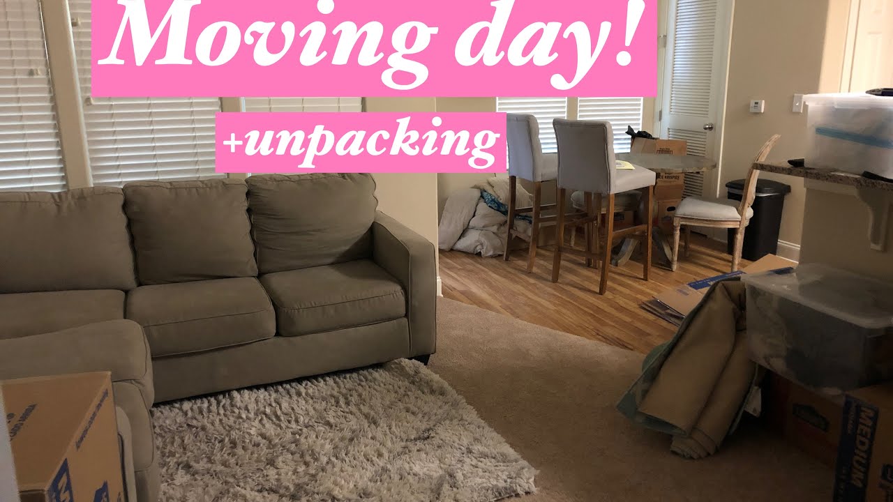 Moving day!! Apartment tour & Unpacking! - YouTube