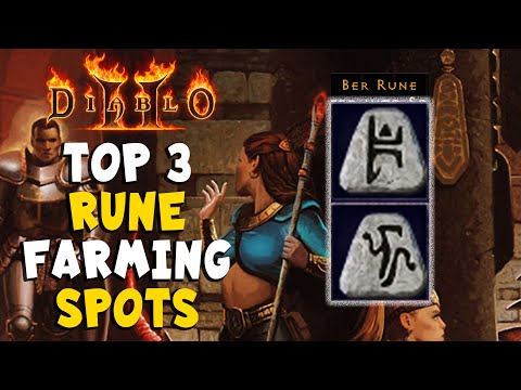 Top 3 Rune Farming Spots in Diablo 2 Resurrected / D2R - YouTube