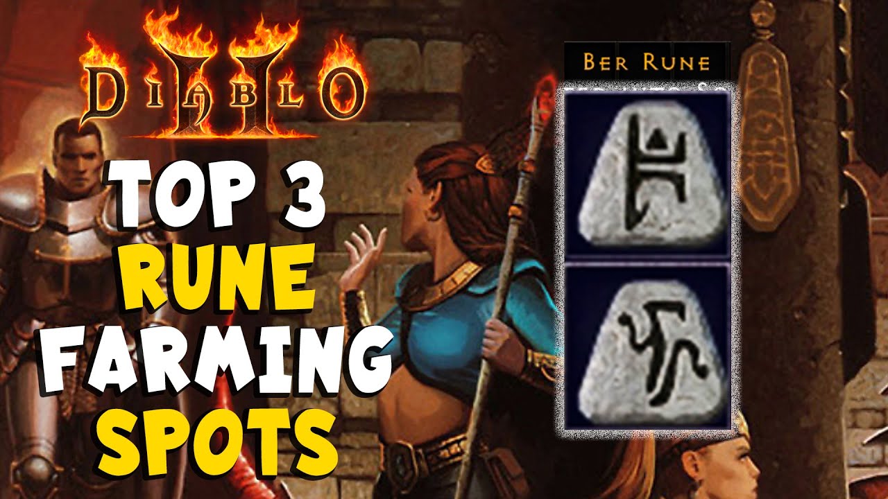 Top 3 Rune Farming Spots in Diablo 2 Resurrected / D2R - YouTube
