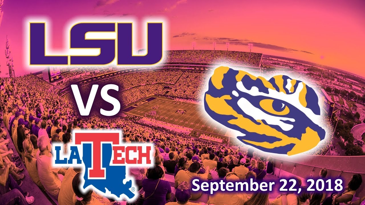 LSU Football VS LA Tech - YouTube
