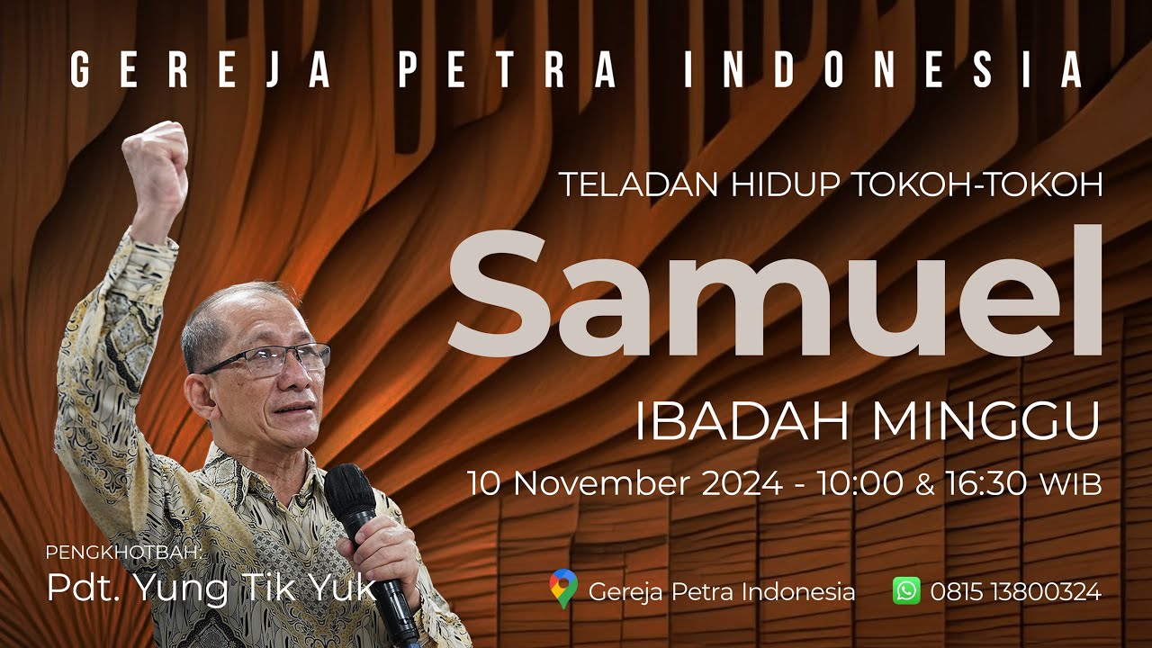 Kebaktian Gereja Petra Indonesia 10 November 2024 - YouTube