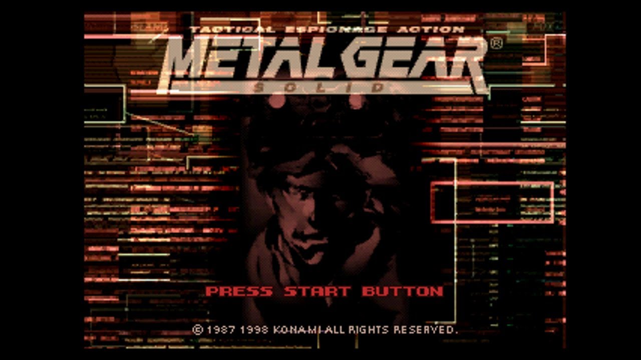 Metal Gear Solid: Opening & Title Screen - YouTube
