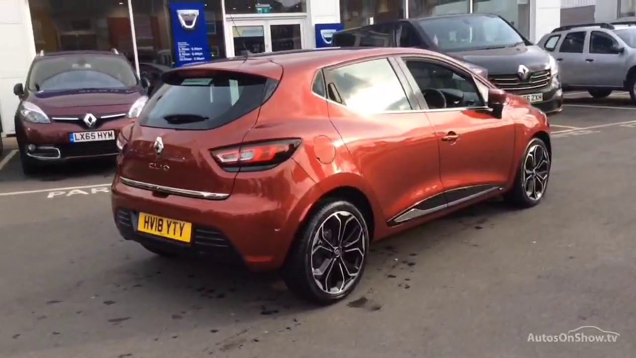 RENAULT CLIO SIGNATURE NAV TCE RED 2018 - YouTube