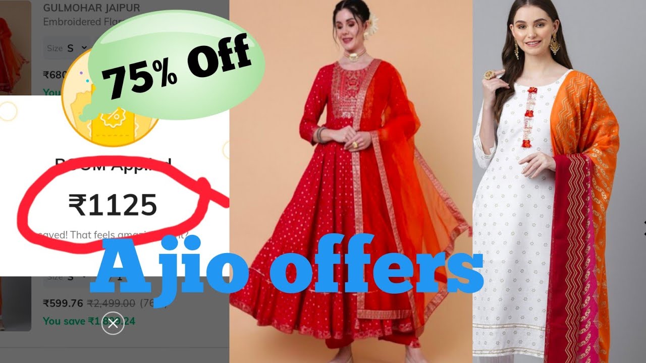 75% Off | Ajio coupon code 2023 | Ajio offers today 🔥 Ajio summer sale ...