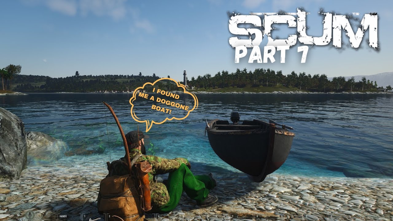 Scum Single Player | Part 7 - Boats And Exploding Puppets - YouTube