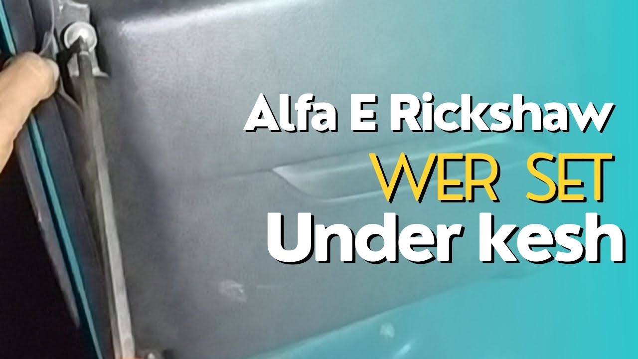 Alfa E Rickshaw wer set under kesh lights connection @TechnicalGuruji ...