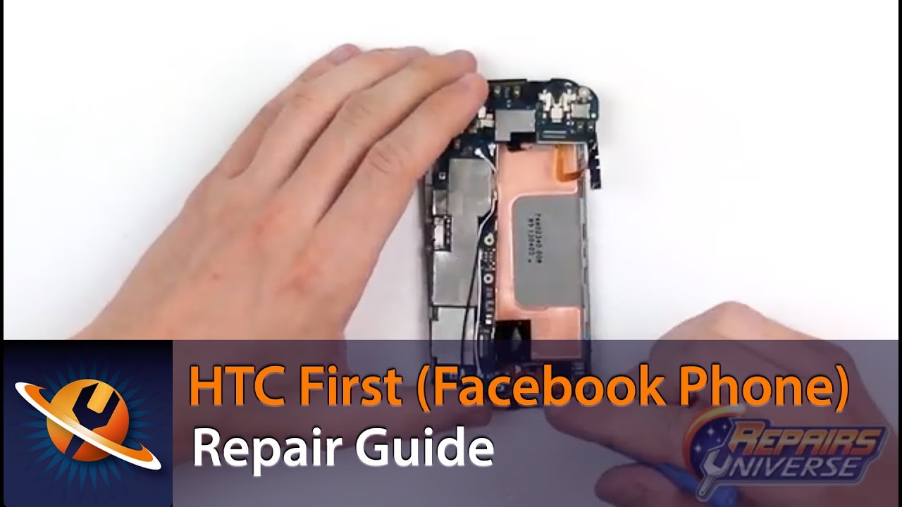 HTC First (Facebook Phone) Screen Replacement Repair Guide - YouTube