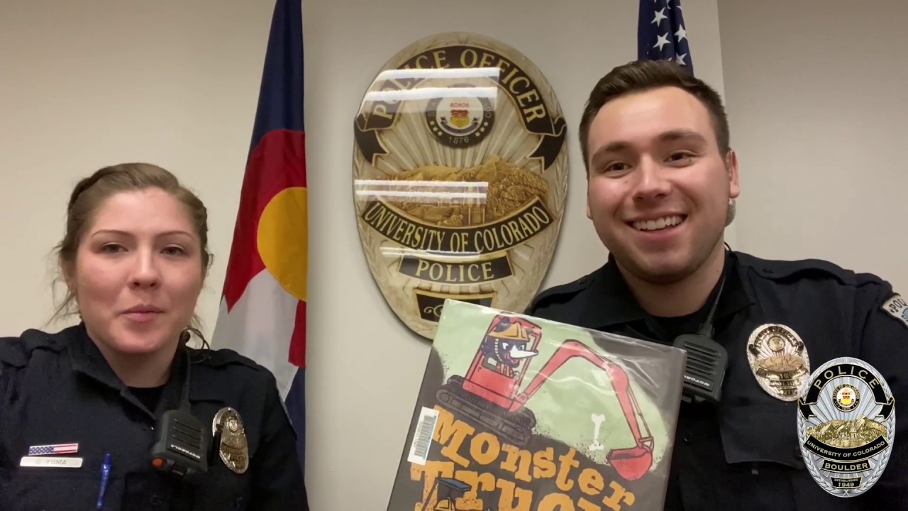 Storytime with CU Boulder Police - Braun and Yuma - YouTube