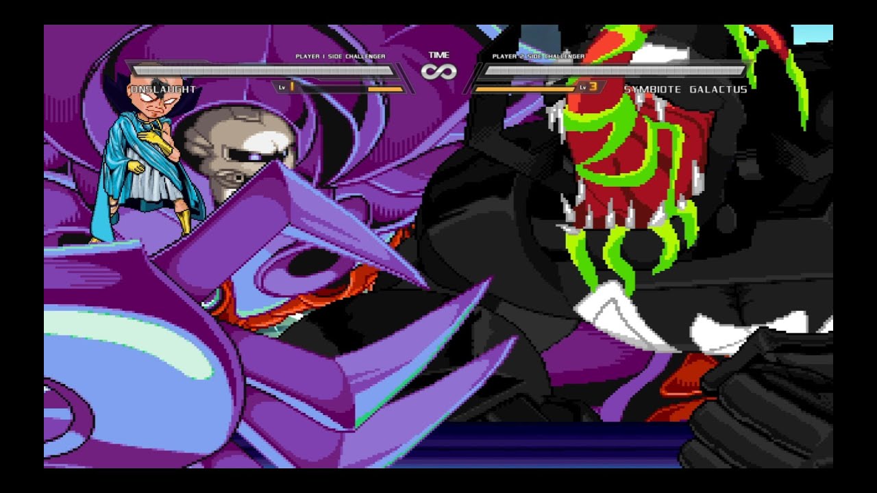 Onslaught Vs Symbiote Galactus || Largest Mugen Battle You Will Ever ...