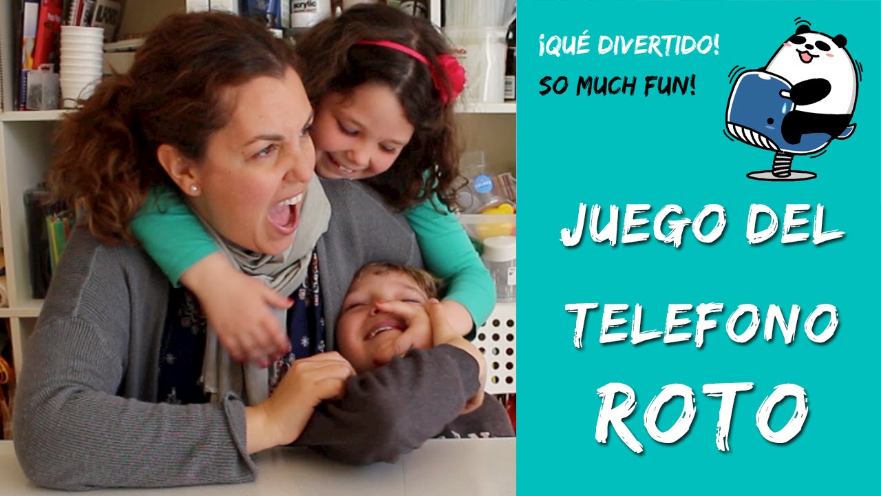 Juego del TELÉFONO ROTO * BROKEN PHONE game - YouTube