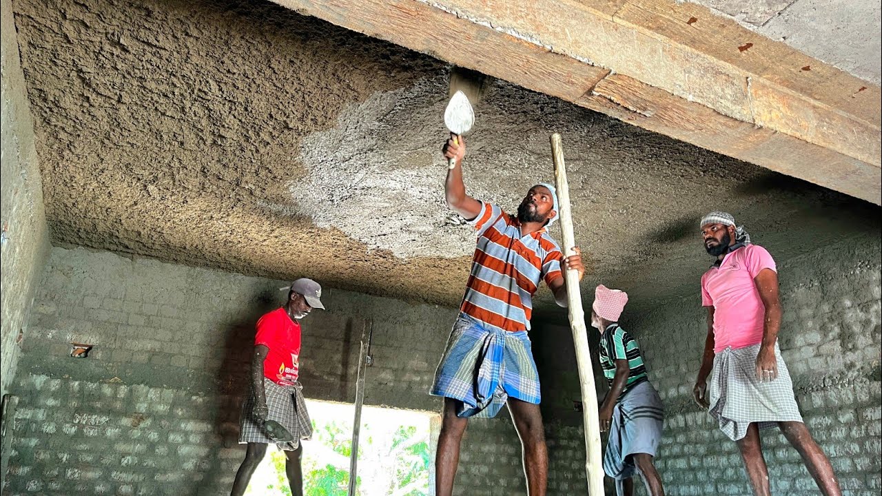 Perfect! Mason Plastering Ceiling Technically_Building Shuttering Roof ...