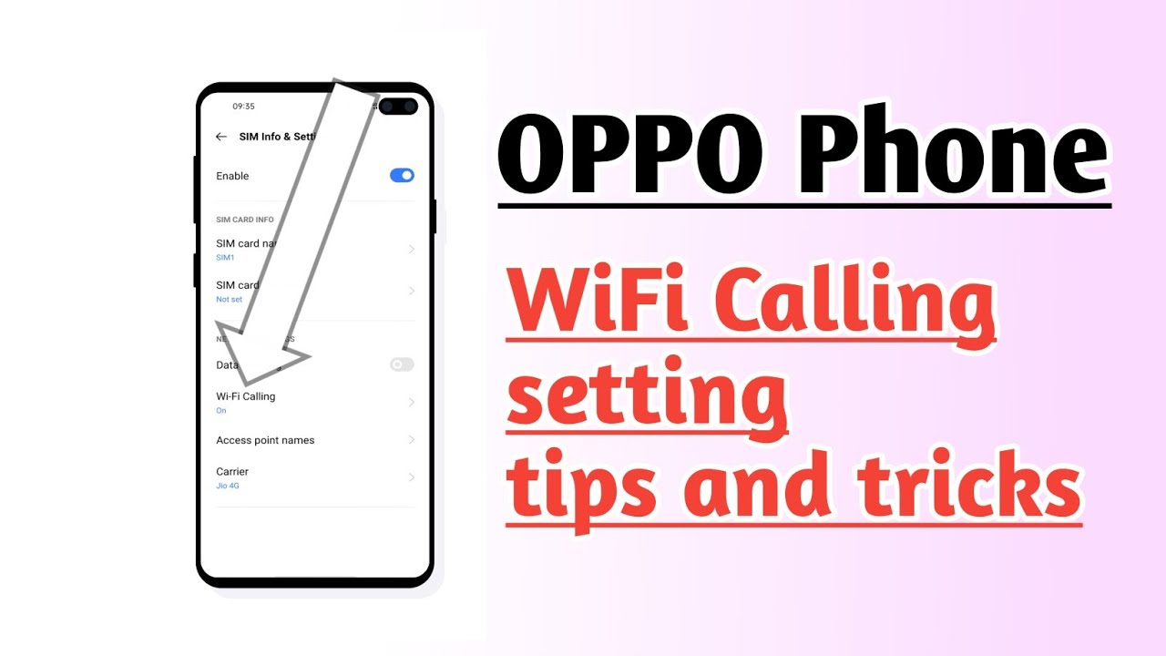 OPPO Phone WiFi Calling setting tips and tricks - YouTube