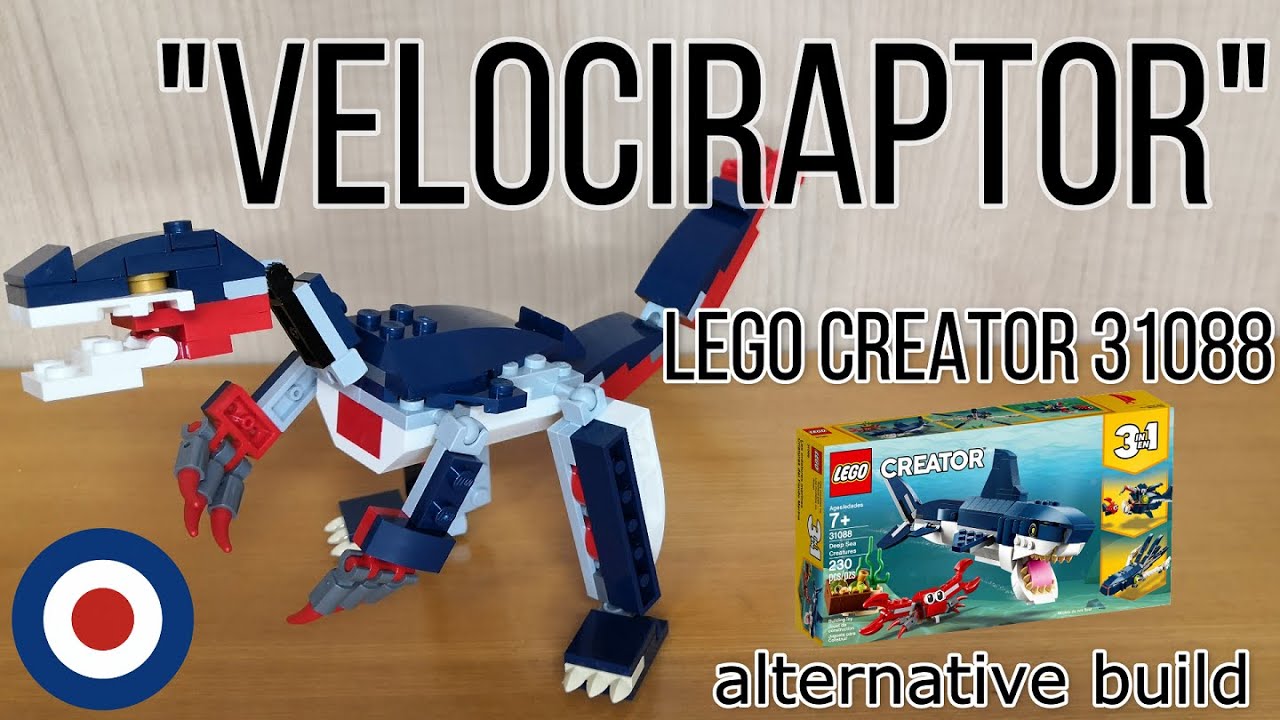 LEGO Creator 31088 Alternative build tutorial VELOCIRAPTOR、レゴクリエイター ...