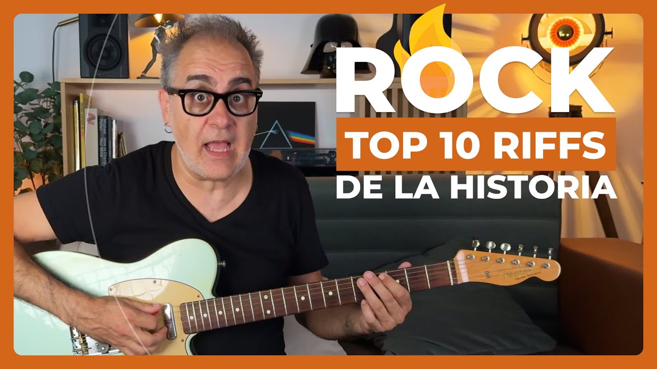 Top 10 Riffs de guitarra de la historia del Rock - YouTube