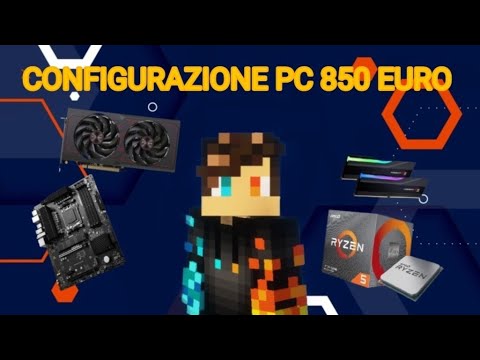 CONFIGURAZIONE PC ECONOMICO!! (850 EURO) Tech Things ep#3 #amd #rtx #pc ...