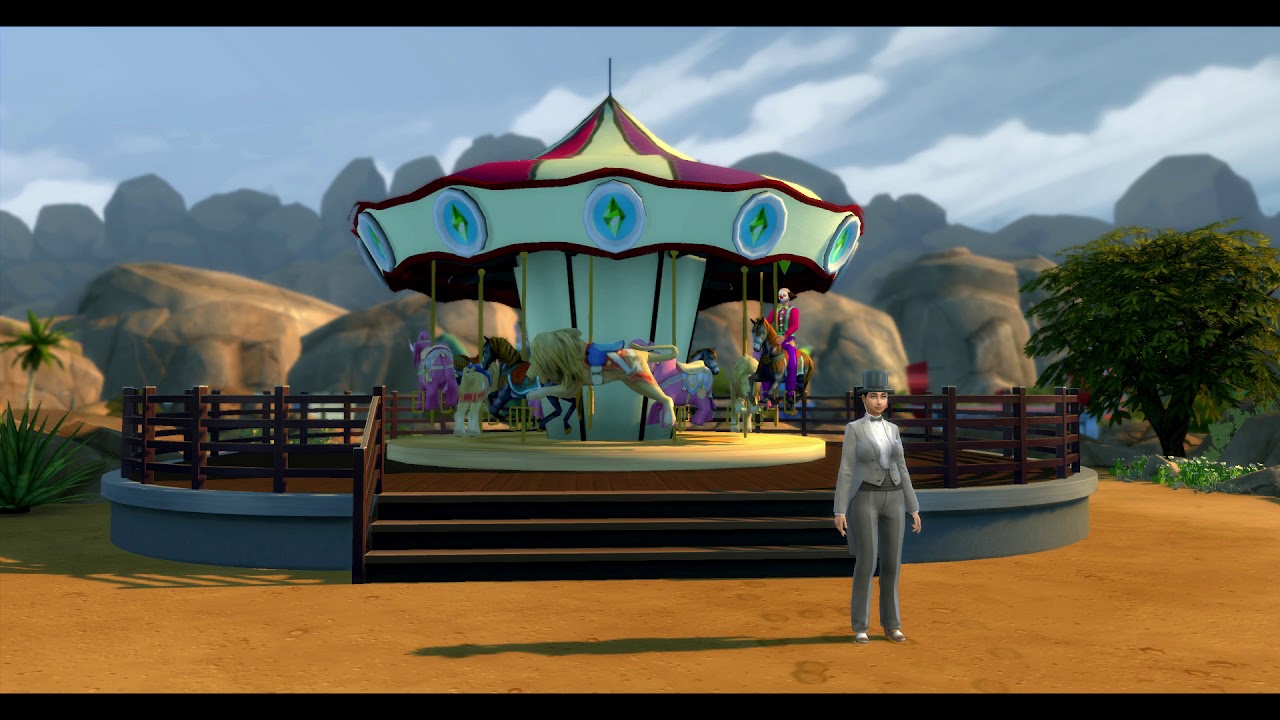 Karow carousel. Functional Sims 4. - YouTube
