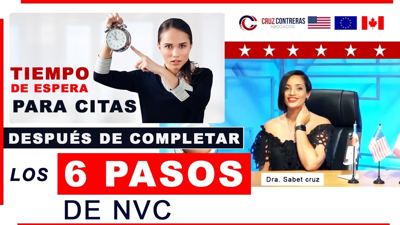 TIEMPO DE ESPERA PARA CITA DESPUÉS DE COMPLETAR LOS 6 PASOS DE NVC ...