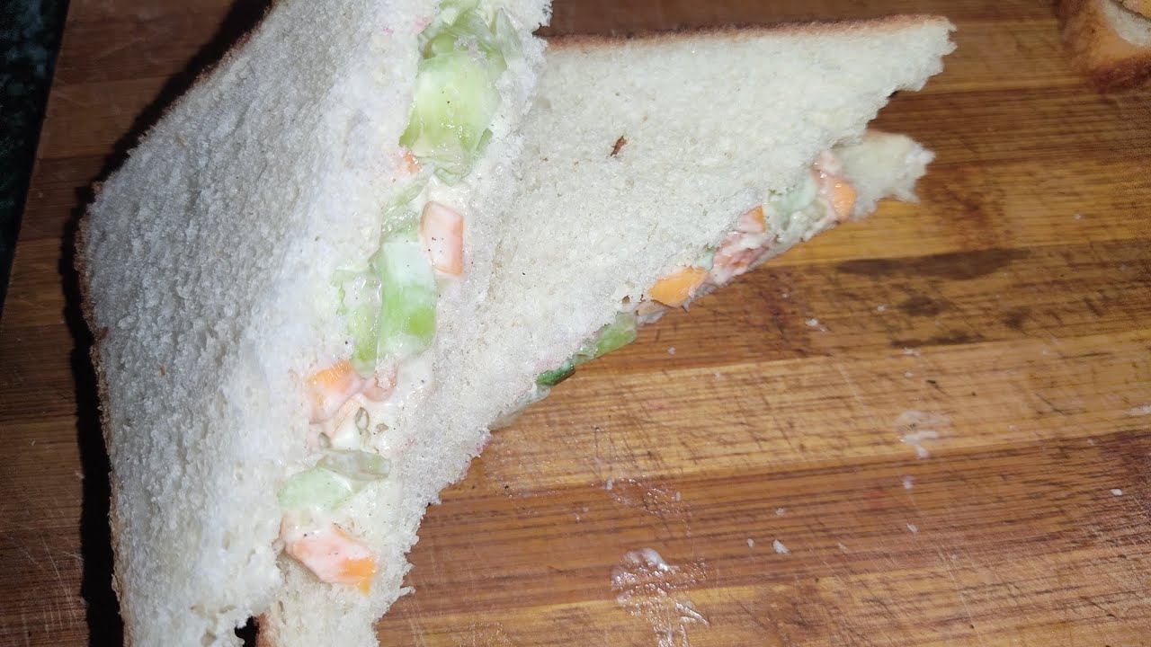 Instant Cold Sandwich Recipe| Easy & Quick sandwich recipe| Veg ...