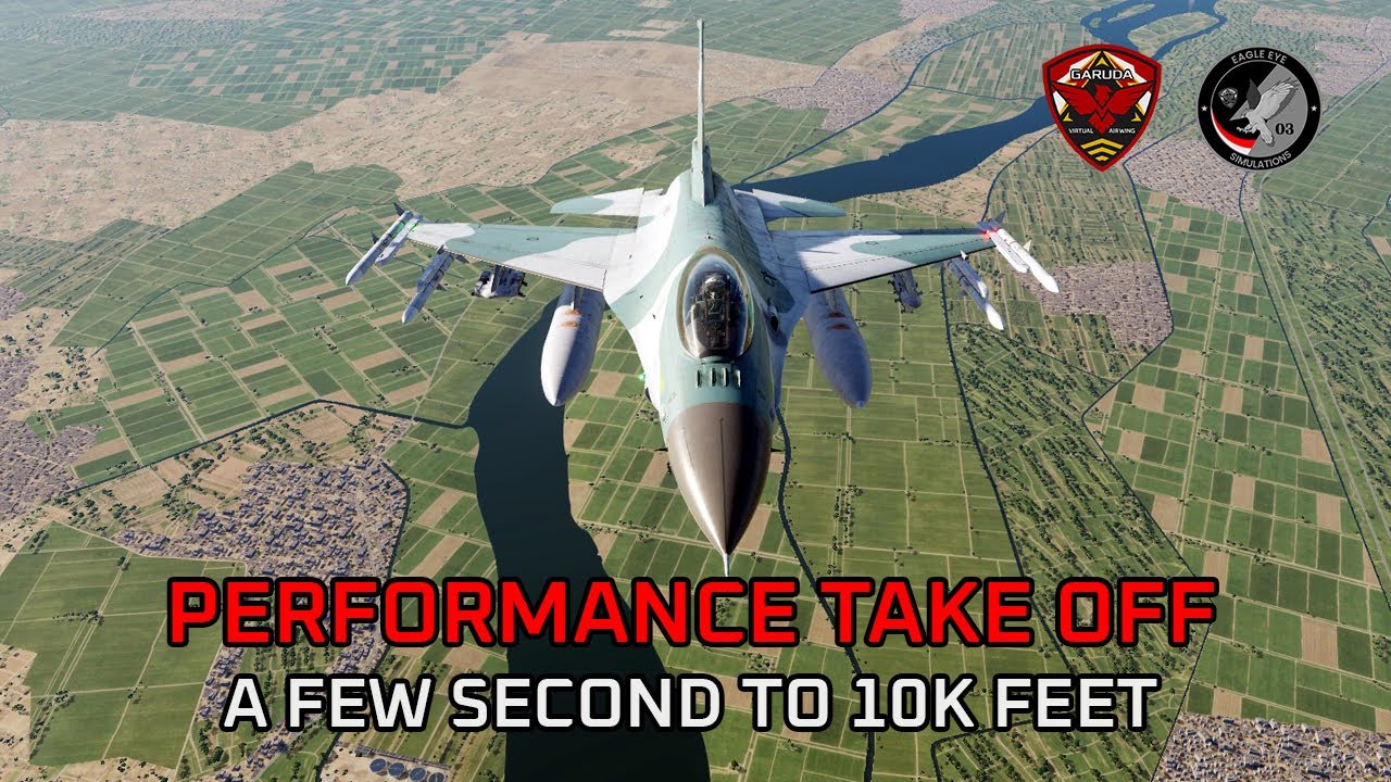 Incredible Performance Take Off F-16C | DCS Indonesia - YouTube