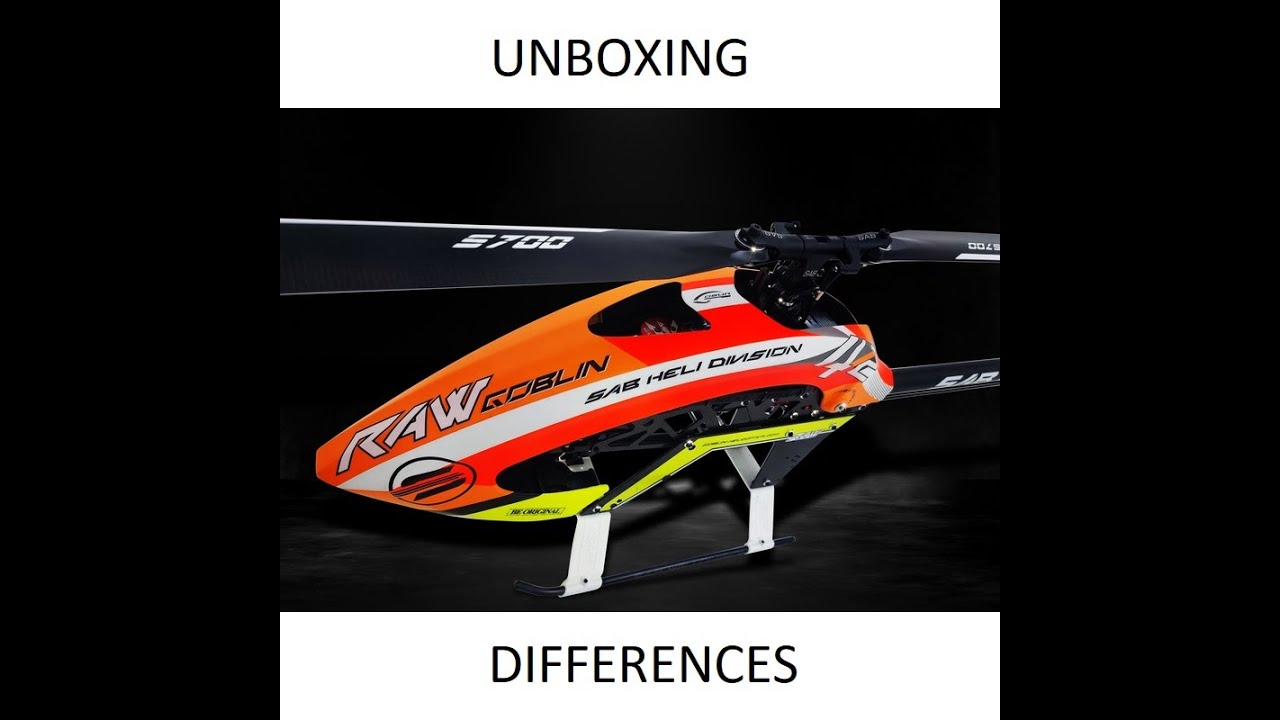 Goblin RAW 700 PIUMA unboxing+differences - YouTube