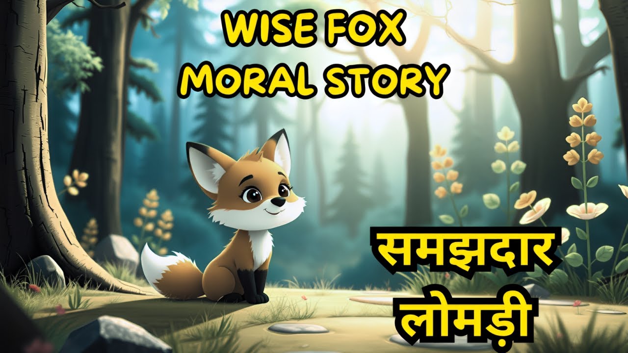 Wise Fox Moral story || समझदार लोमड़ी || MORAL STORY FOR KID || kids poem || kids song - YouTube
