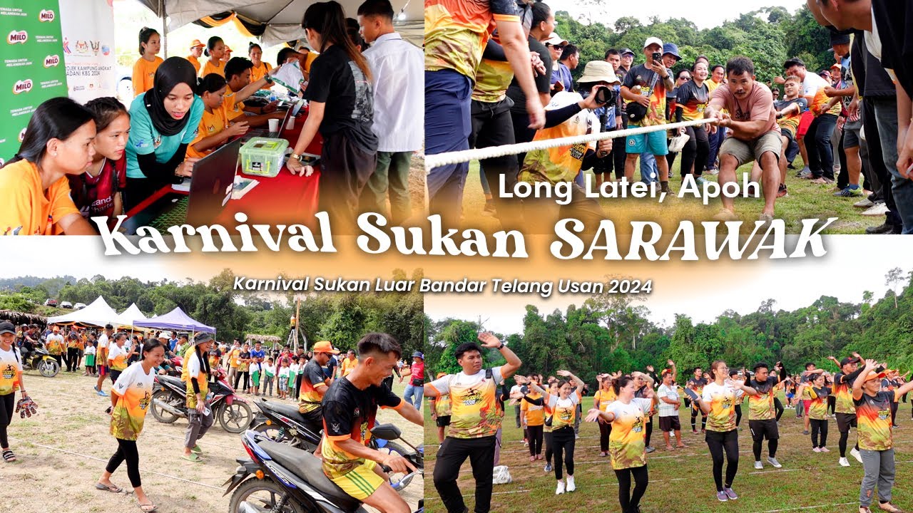 HUJAN RIBUT semasa Karnival Sukan? semua jadi KUCAR-KACIR!! Sarawak, 🇲🇾 ...