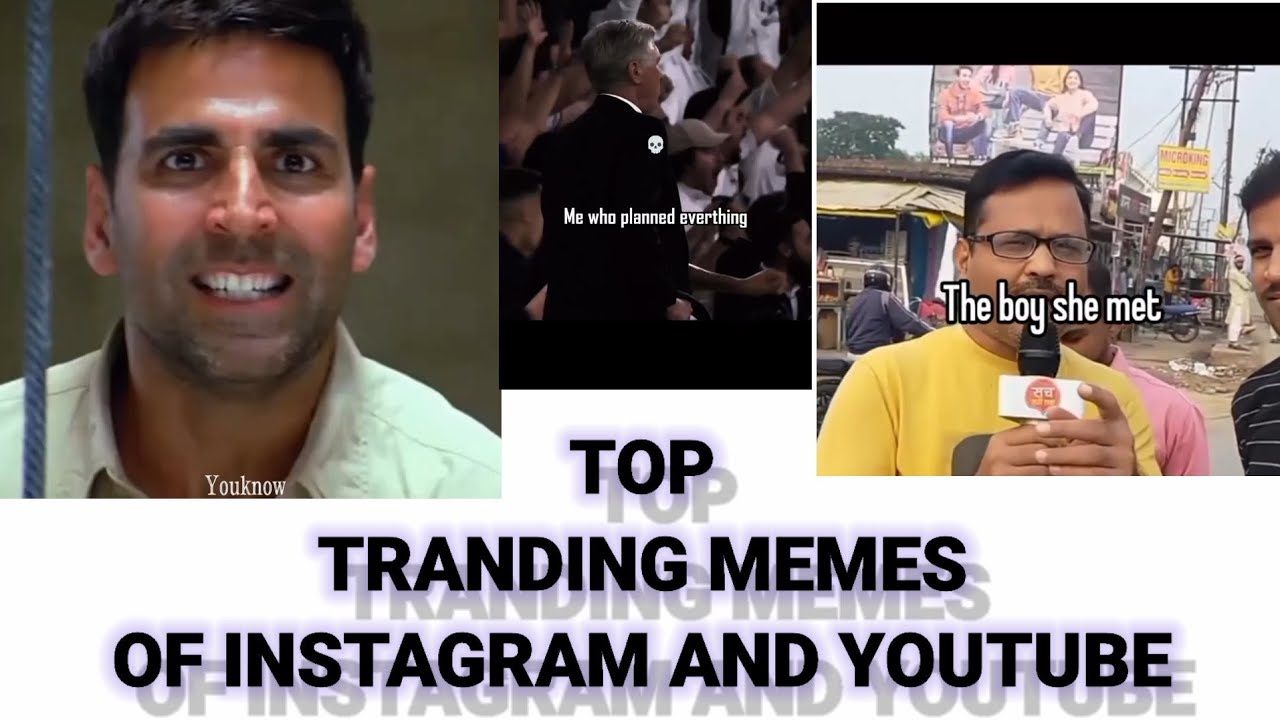 Top trending memes on instagram and YouTube - YouTube