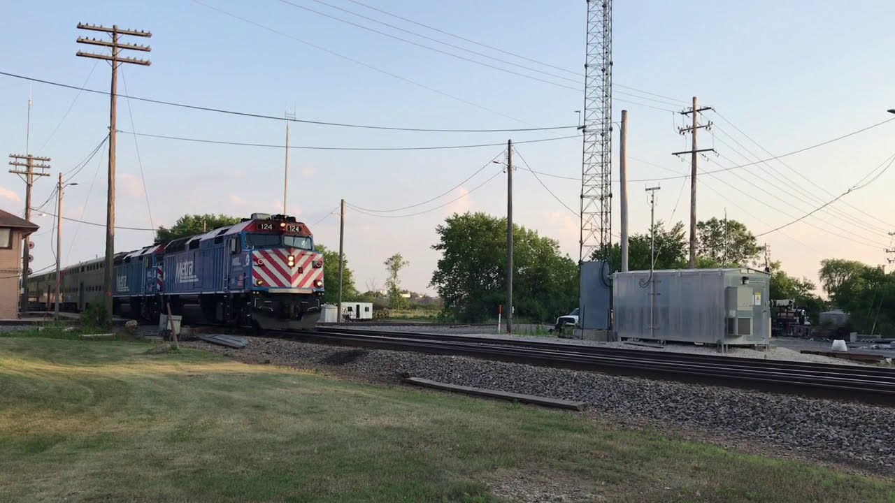 Metra 124-North Rondout, IL 7-6-20 - YouTube