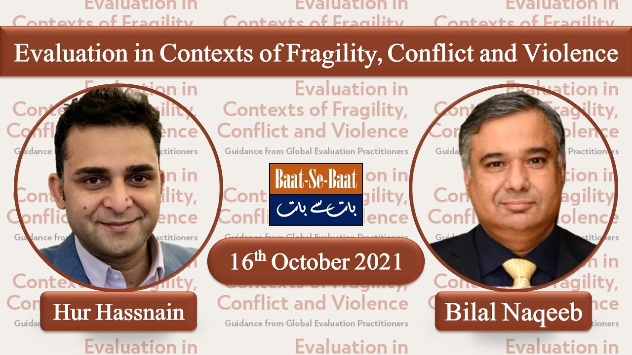 BSB | Bilal Naqeeb | Hur Hassnain | Evaluation in Contexts of Fragility, Conflict and Violence ...