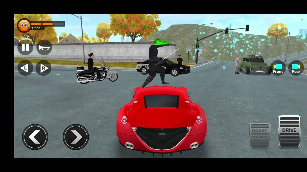 New red car game play #cars #redcar #4k - YouTube