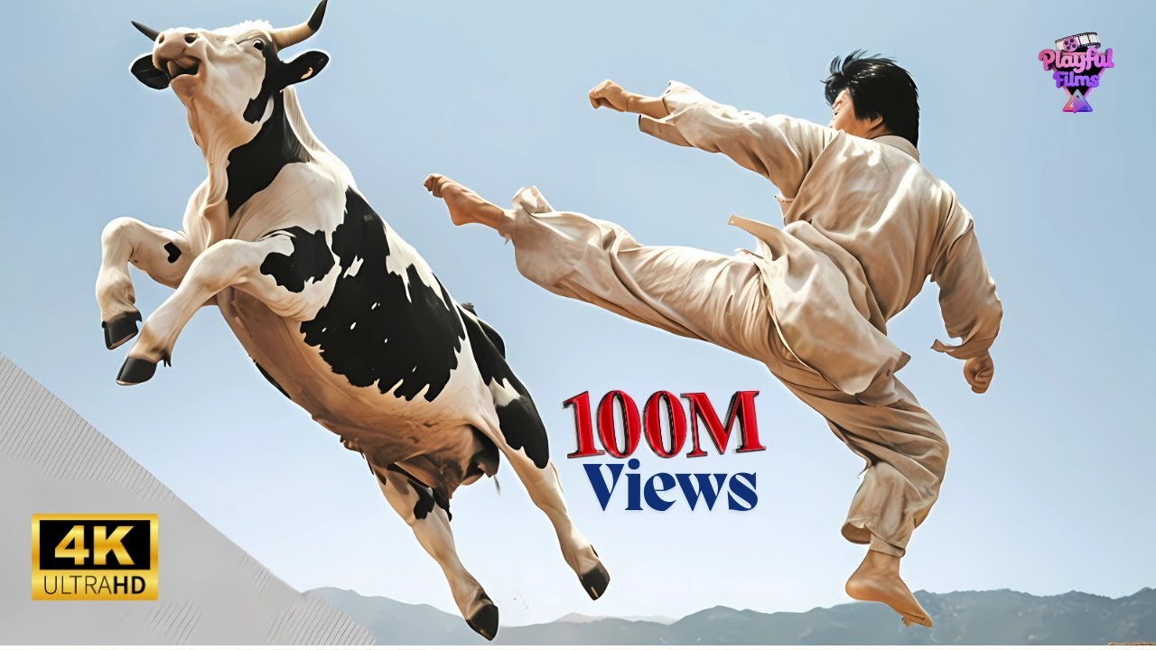 Epic Cow Fight Scene - Kung Pow: Enter the Fist (4K) | Playful Films ...