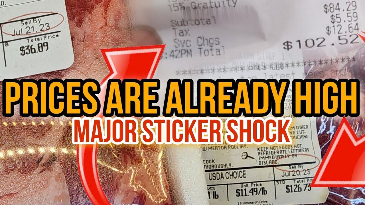 MAJOR STICKER SHOCK - I WAS NOT PREPARED TO SEE THIS PRICE!! #prepping ...