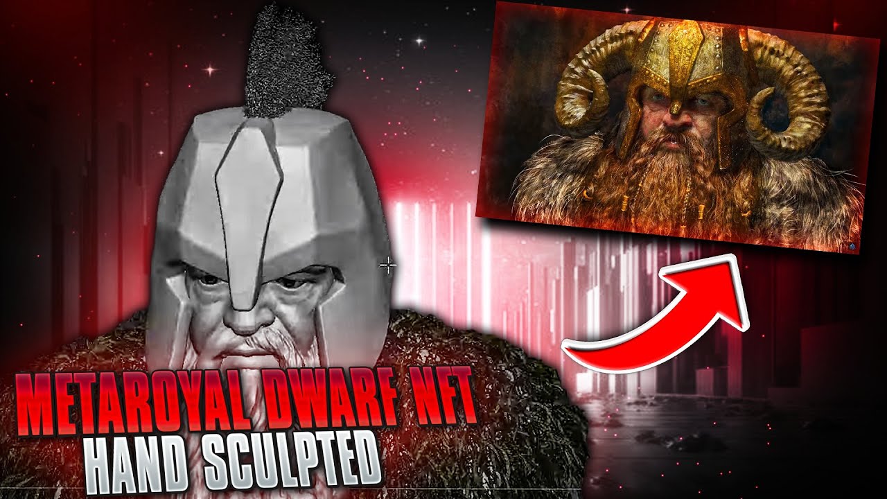 MetaRoyal Dwarf NFT Hand Sculpted | Hand Painted | Digitized Timelapse ...