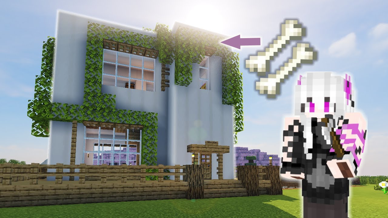 I Made A House With Bone Blocks! - YouTube