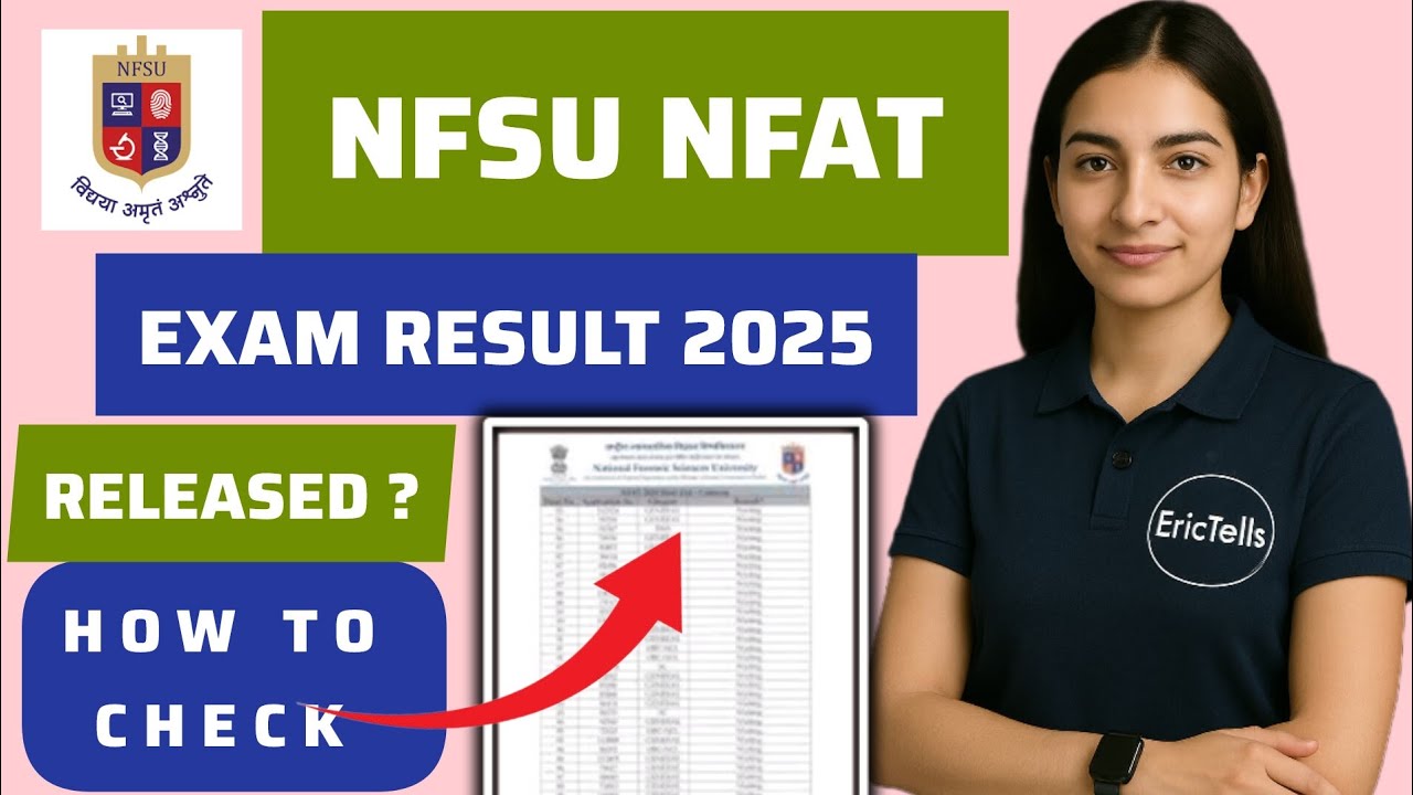 nfsu nfat result 2025 | how to check nfsu nfat result 2025 - YouTube