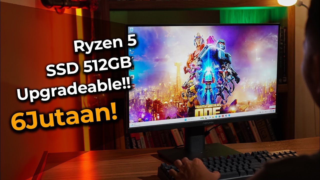 Solusi Buat yang Males Rakit PC!? Review Advan Force One - YouTube