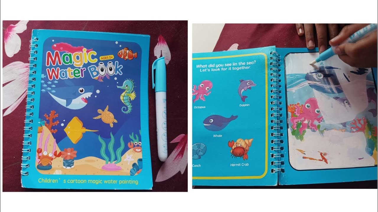 Magic Water Book| Magic water Pen. - YouTube