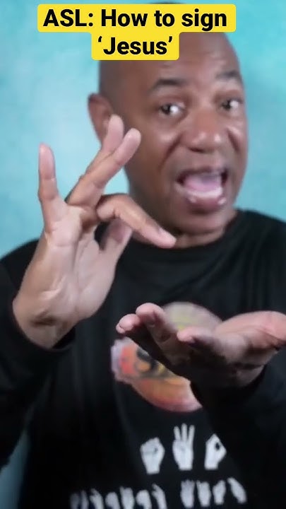 ASL: Jesus in Sign Language - YouTube