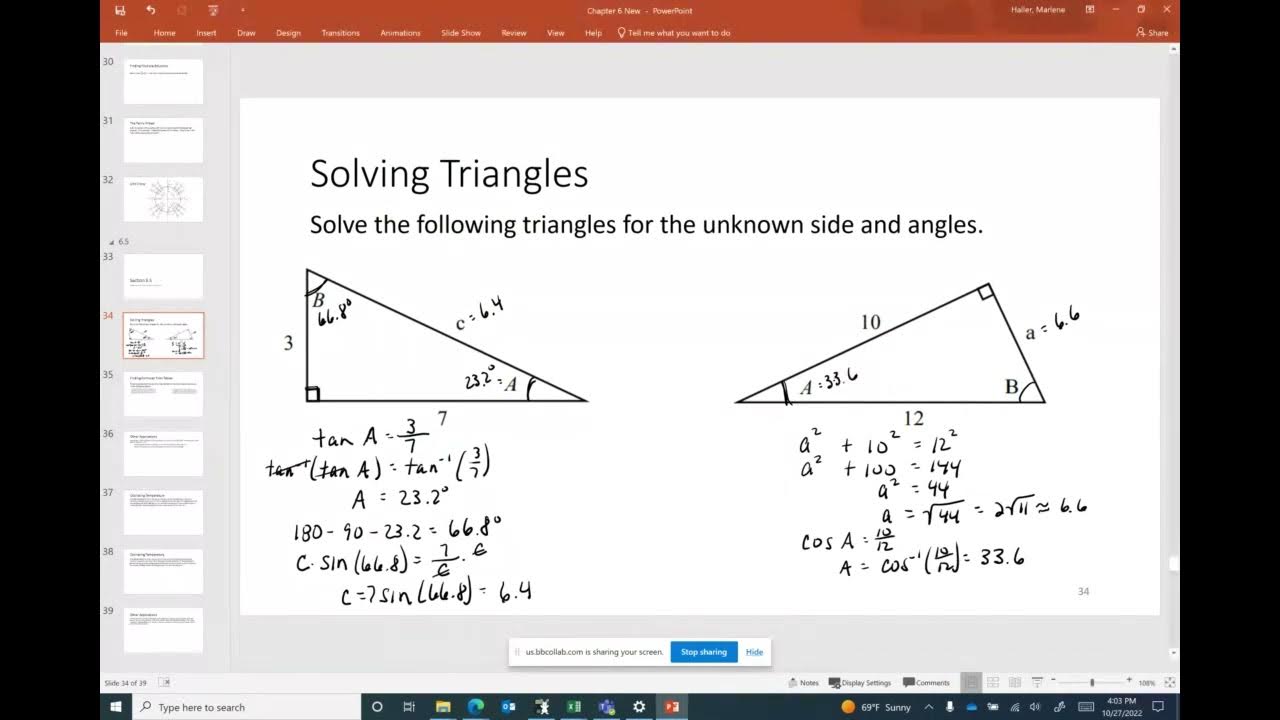 Section 6.5 - Modeling with Trig Functions - YouTube