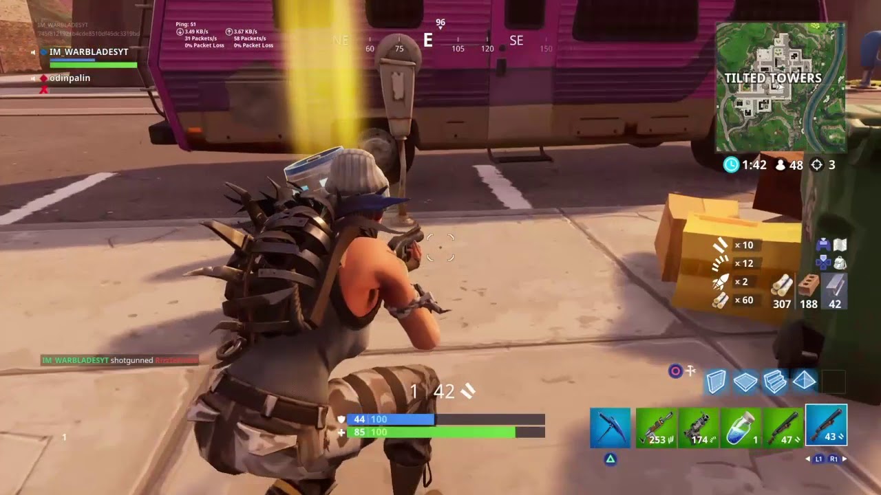 Fortnite with odin - YouTube