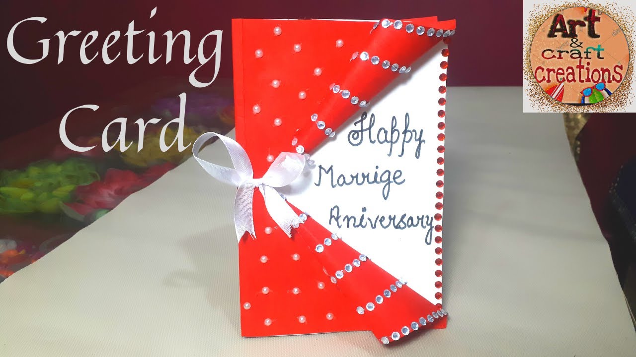 How To Make Anniversary Card Handmade Easy Card Tutorial YouTube How To Make Anniversary Card Handmade Easy Card Tutorial YouTube